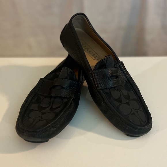 Coach | Shoes | Coach Driving Shoes Signature Jacquard | Poshmark